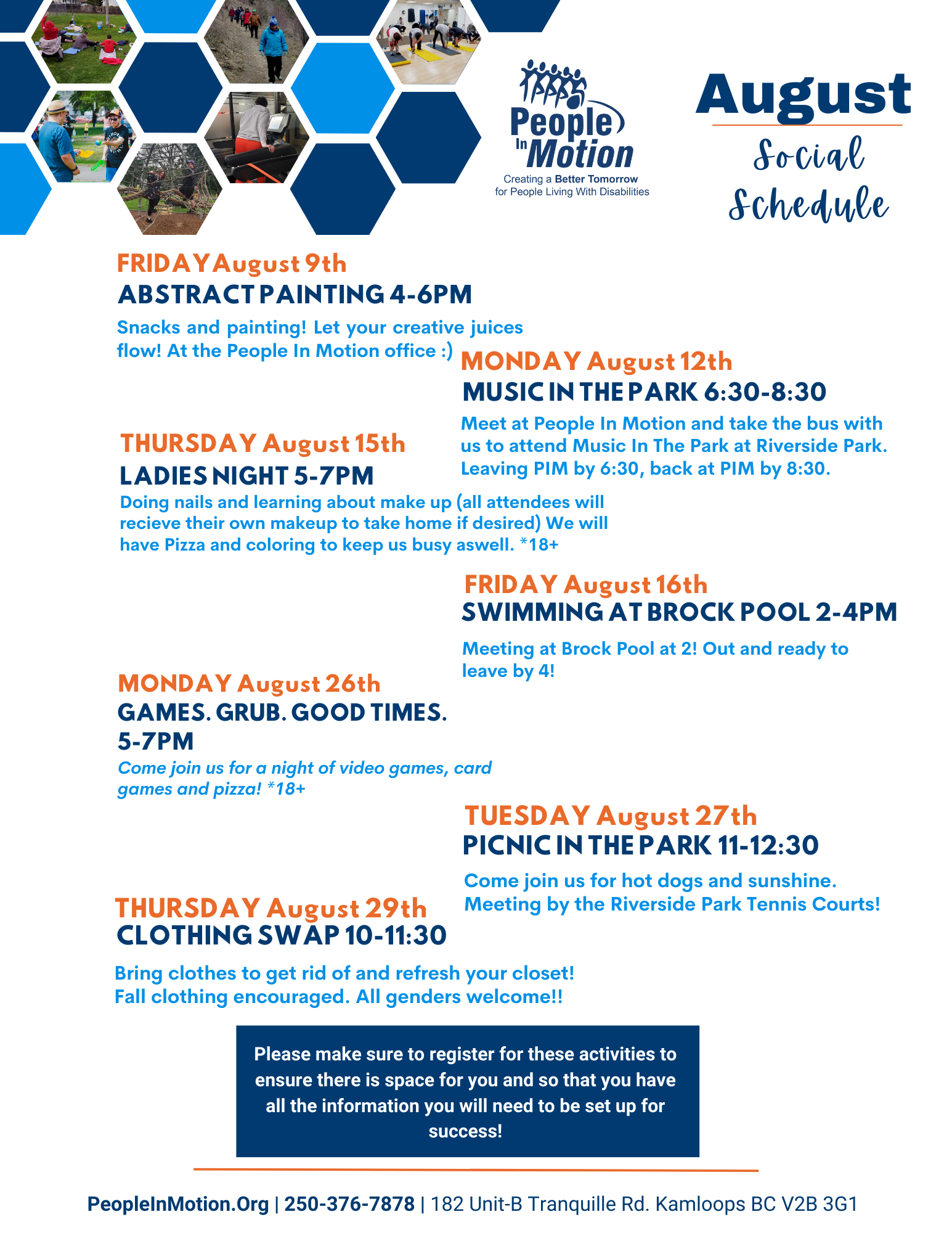 Active Living Programs - People In Motion